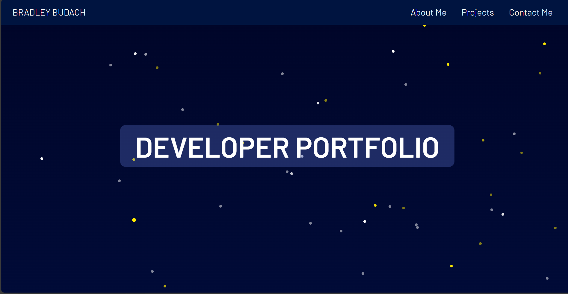 Bradley Budach Portfolio